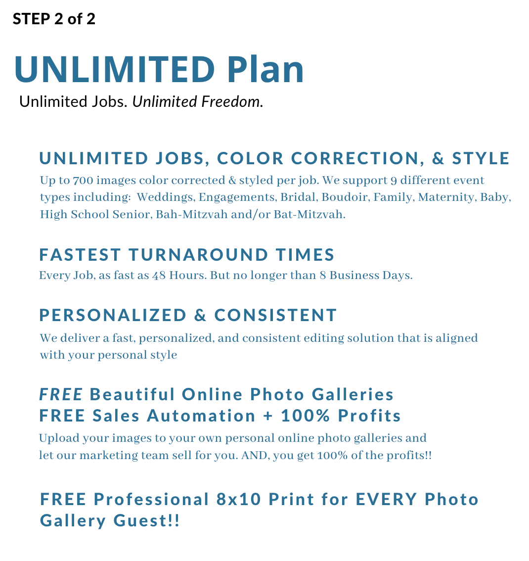 Unlimited Plan – ShootDotEdit